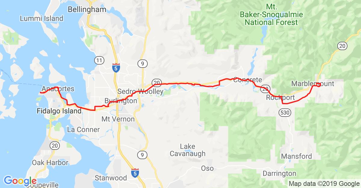 Day 1: Anacortes, WA to Marblemount, WA – Ride Across America | Rob Lea